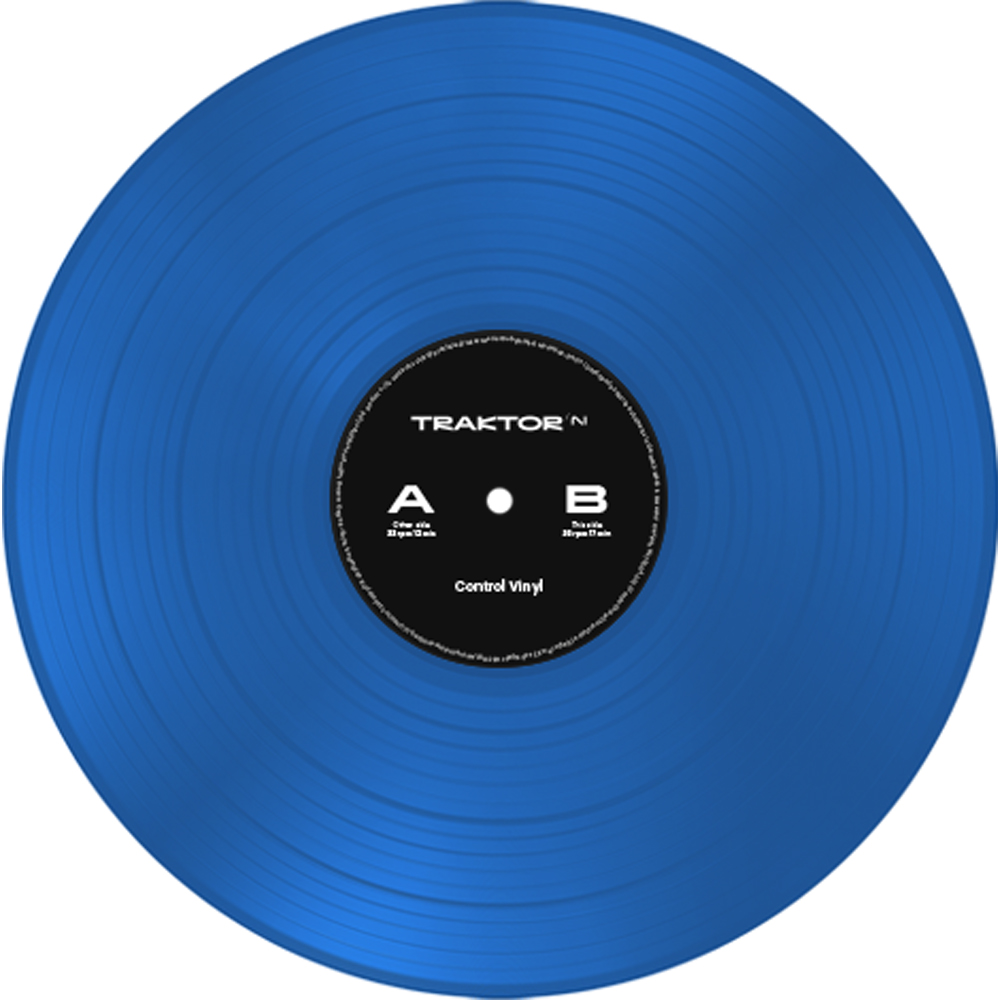 Native Instruments Traktor Control Blue Timecode Vinyl (Pair) - The ...